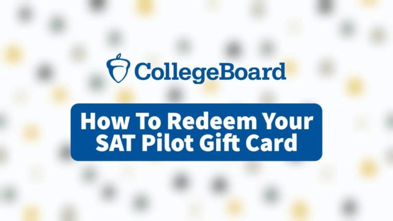 How To Redeem Your SAT Pilot Gift Card 2024