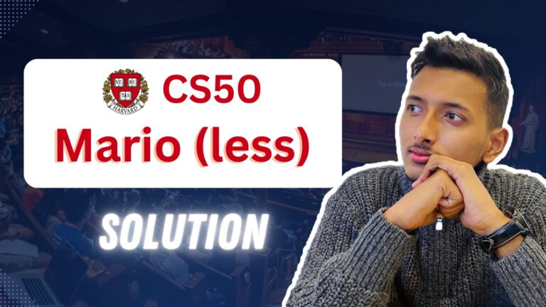 CS50 Mario (less comfortable) Solution 2024