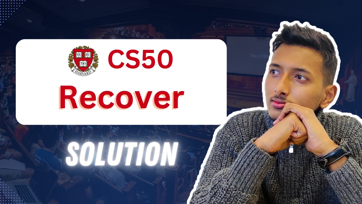 CS50 Recover Solution 2025